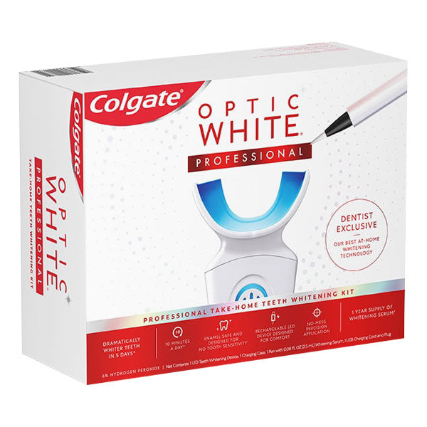 Colgate Optic White Professional Teeth Whitening Device Take Home Kit ...