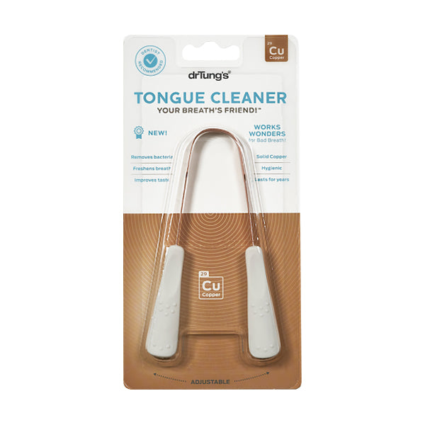 drTung's Copper Tongue Cleaner from Smilox.com