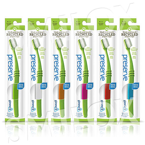 Preserve Toothbrush in Mail-Back Pouch 6pk at Smilox.com